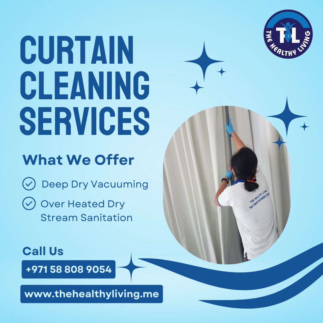 Curtain Cleaning in Dubai & Drapery Cleaners Near Me.